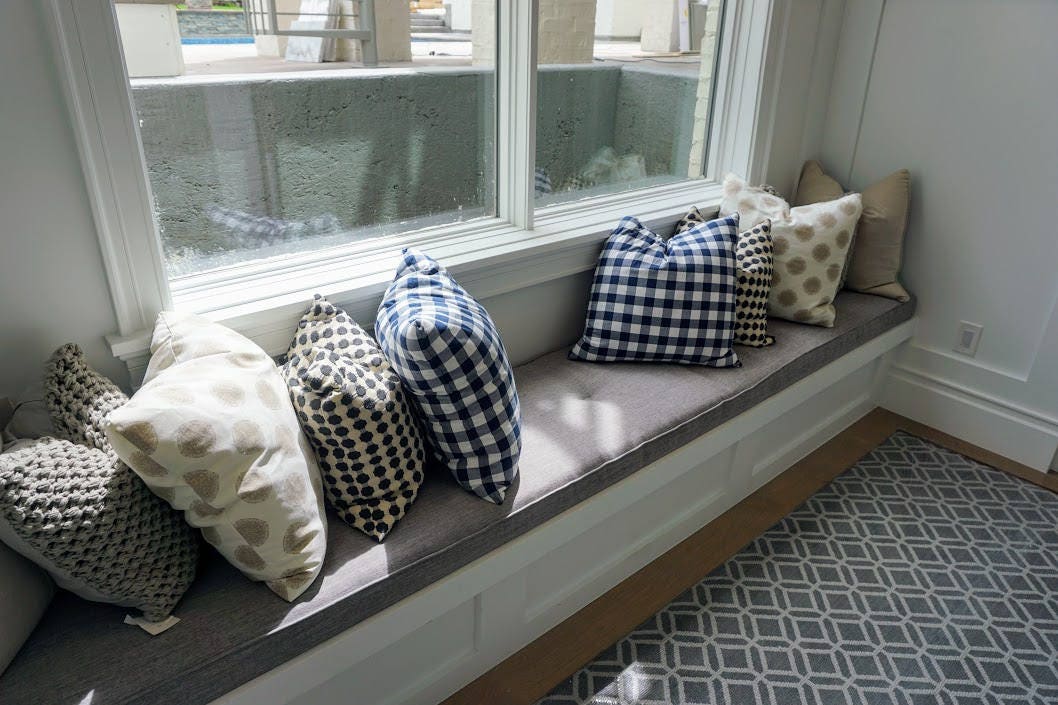 Window Seat Cushion Bench Cushions Custom Made EXAMPLE | Etsy