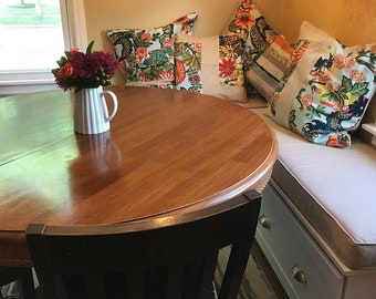 Kitchen Dining Banquette Bench Cushions Custom Made // EXAMPLE - Etsy