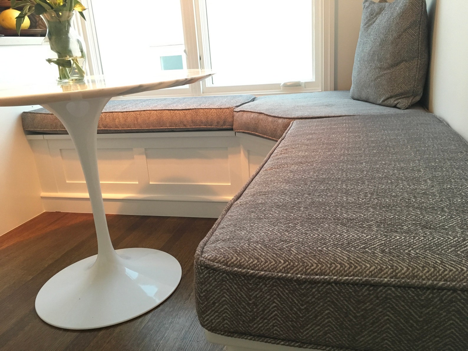 Kitchen Dining Banquette Bench Cushions Custom Made // EXAMPLE - Etsy