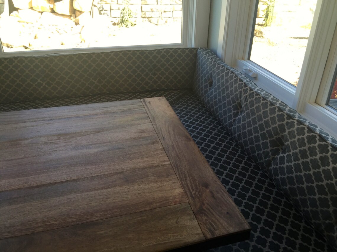 Kitchen Dining Banquette Bench Cushions Custom Made EXAMPLE - Etsy
