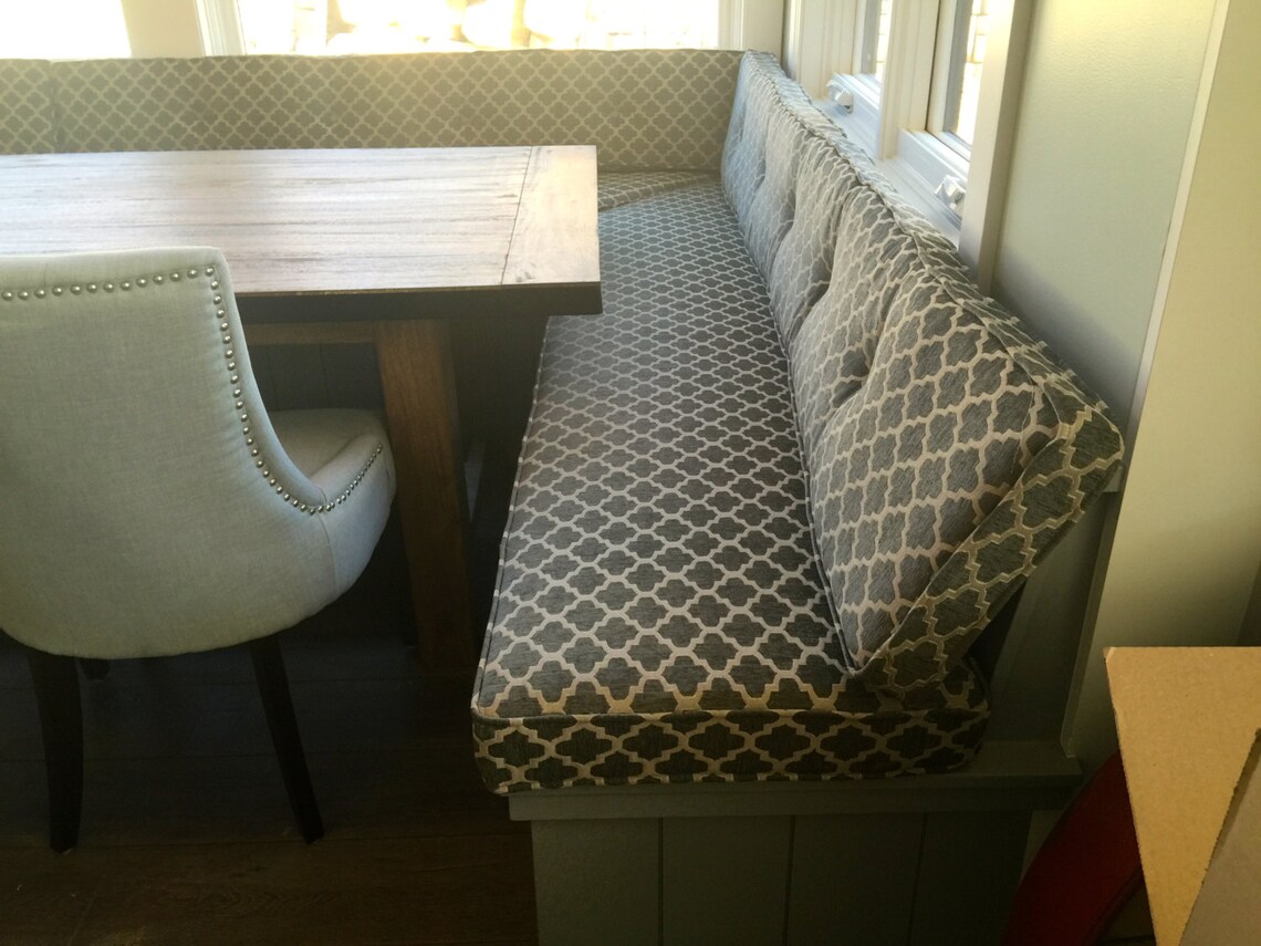 Kitchen Dining Banquette Bench Cushions Custom Made EXAMPLE - Etsy
