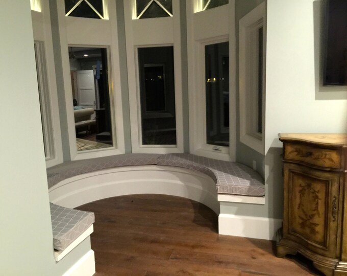 Window or Bench Seat Cushions Turret Bay Window Custom Made EXAMPLE - Etsy