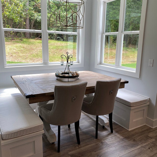 Kitchen Dining Cushions With Seat and Back, Banquette Cushions, Kitchen ...