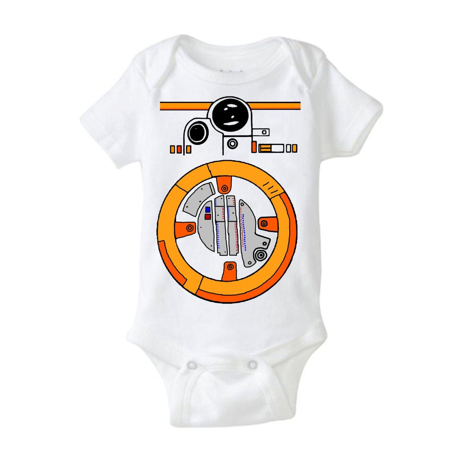 BB8 Star Wars Baby Shower Gift Force Awakens Cool Funny | Etsy