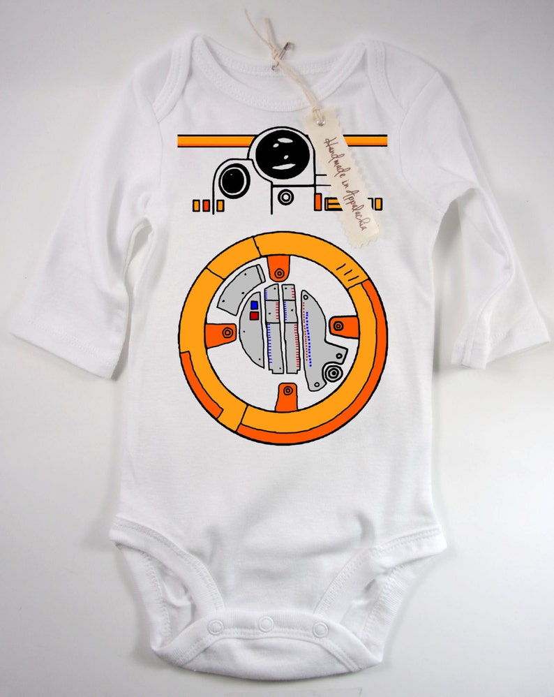 BB8 Star Wars Baby Shower Gift Force Awakens Cool Funny - Etsy