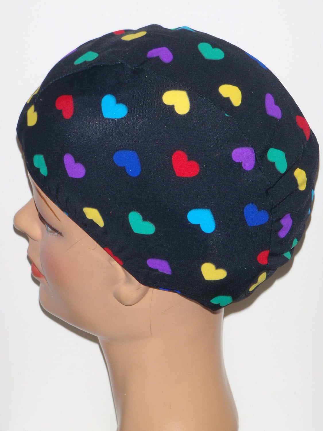 TODDLER Smiley Faces cloth swim cap | Etsy