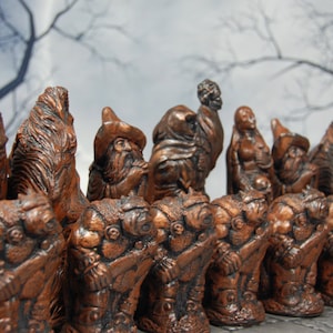 Large Battle of Good V Evil Chess Set, Customisable Colours (pieces ...