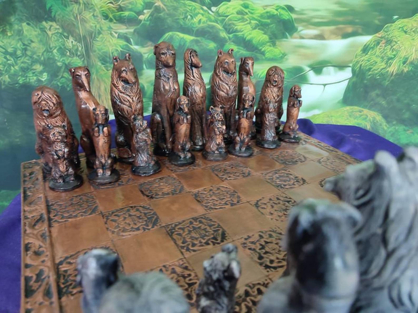 NEWLARGE Dogs Chess Set. Customisable Colours pieces - Etsy