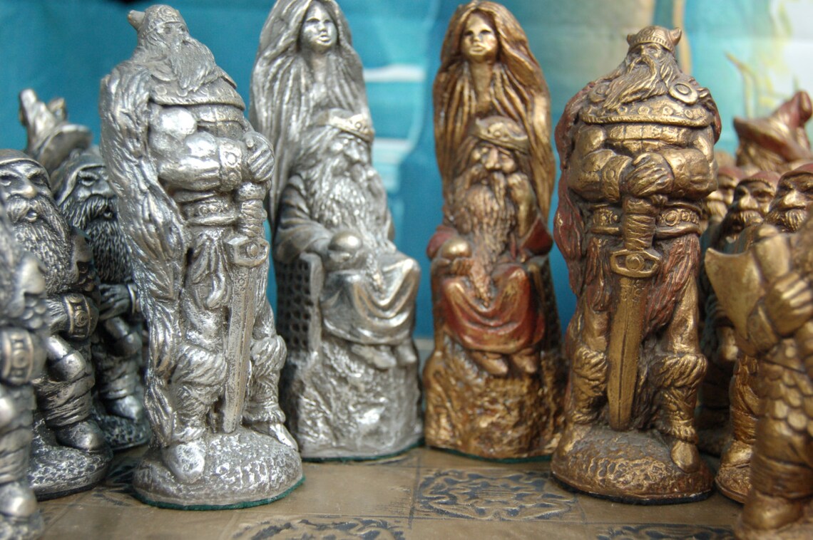 VERY LARGE Fantasy Chess Set, Customisable Colours (pieces Only/board ...