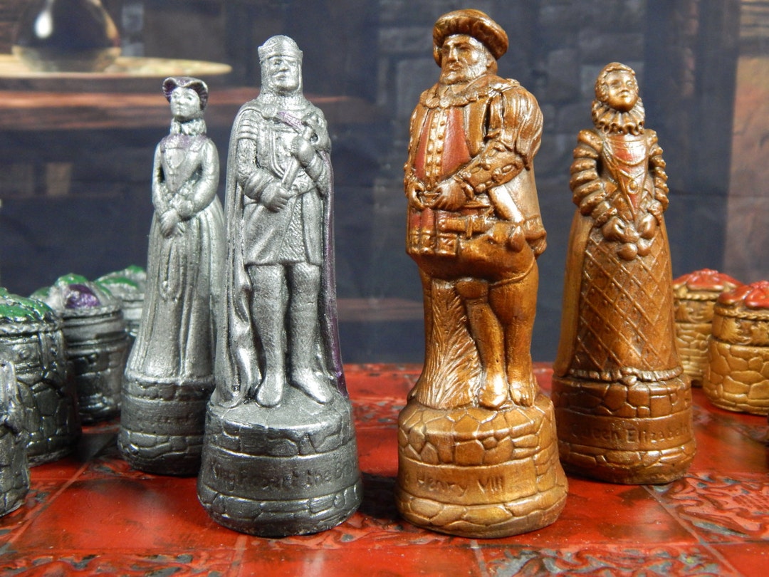 Scottish V English Chess Set, Customisable Colours (pieces Only/board ...