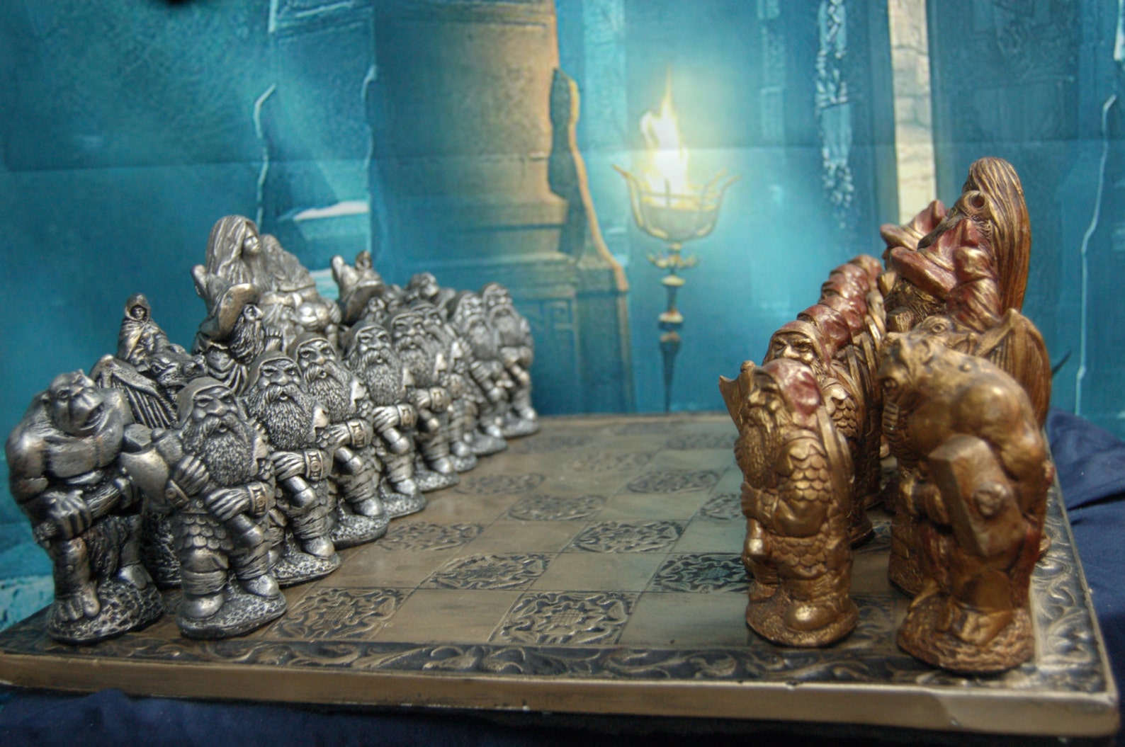 VERY LARGE Fantasy Chess Set, Customisable Colours (pieces Only/board ...