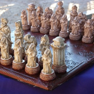 Arabian Nights Chess Set, Customisable Colours (pieces Only/board Not ...