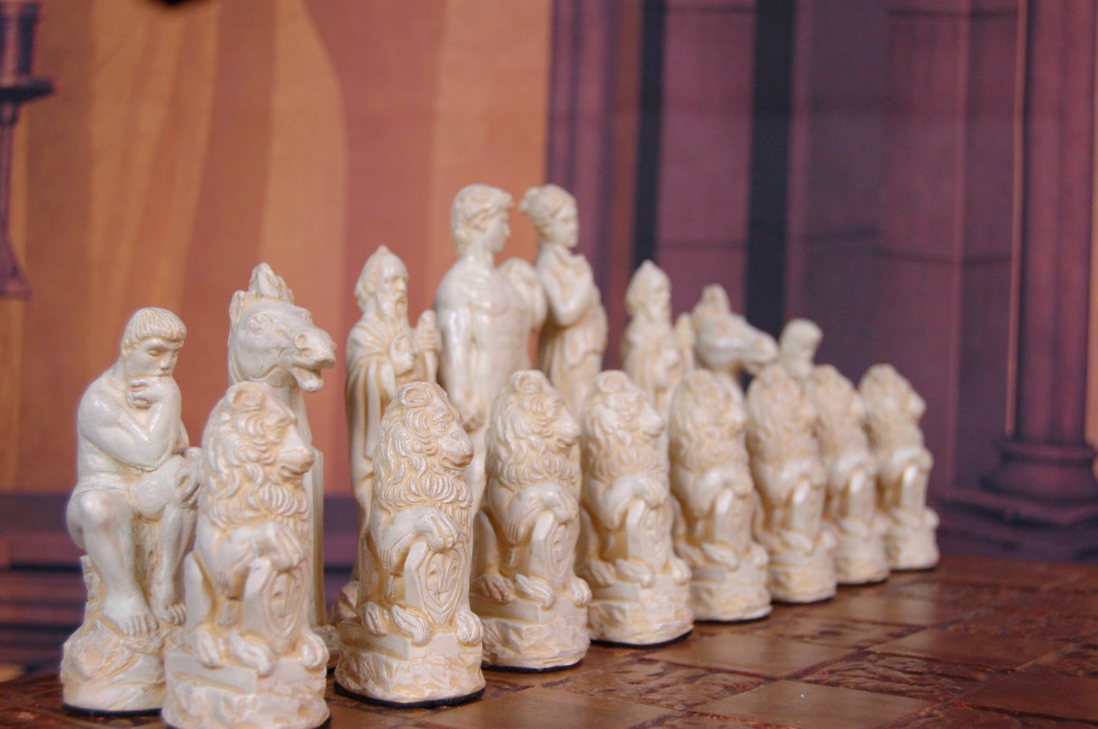 LARGE Classical Chess set Customisable Colours Pieces | Etsy