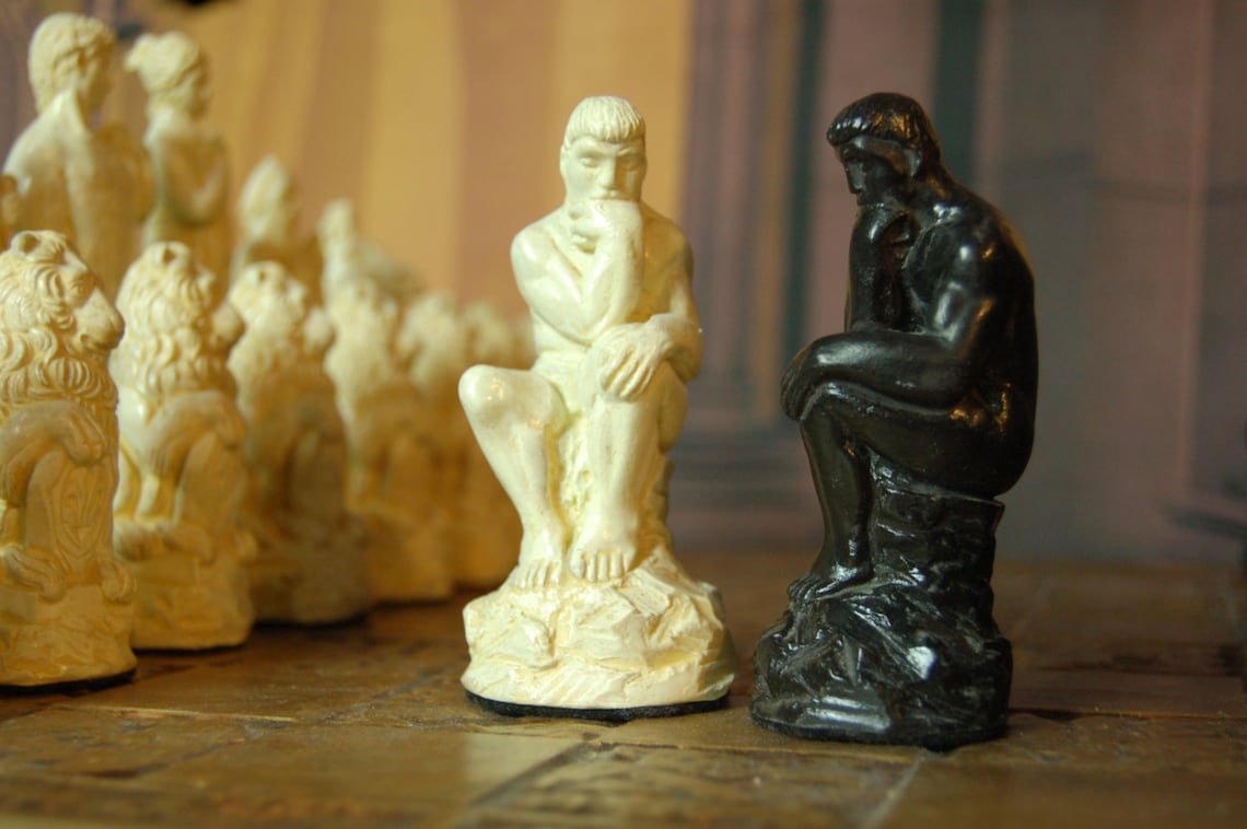 LARGE Classical Chess set Customisable Colours Pieces | Etsy