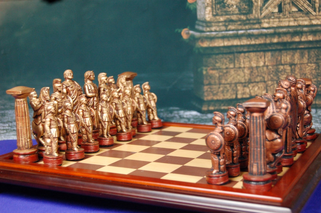 Roman Chess Set, Customizable Colours (pieces Only/board Not Included ...