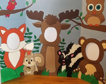 Face hole cutouts | Etsy