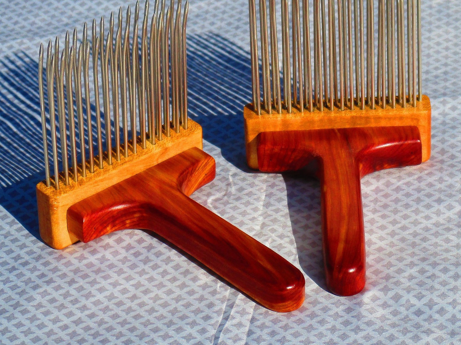 Buy Fine Wool Combs for Cleaning Wool Ready to Spin Great Gift Online ...