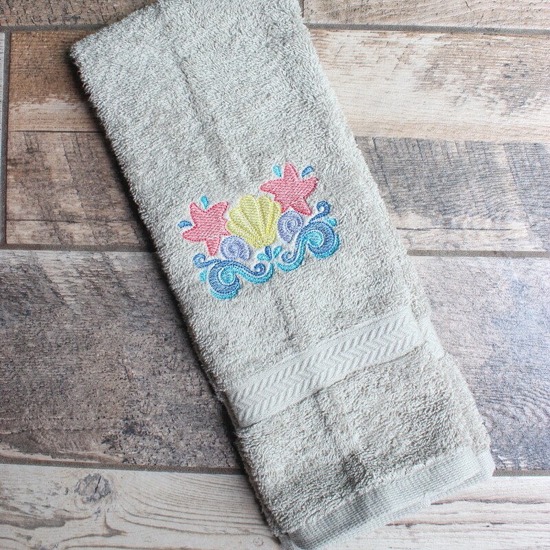 Seashell Towel - Etsy