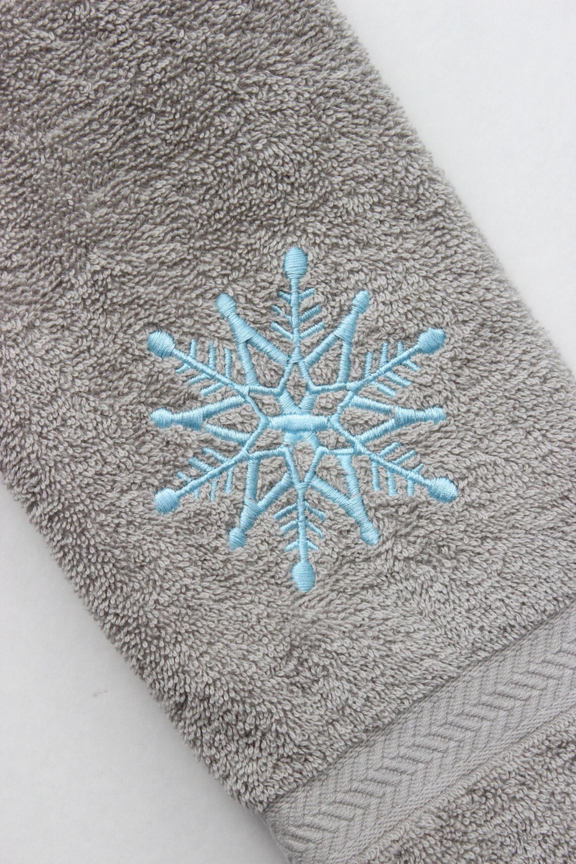 Christmas Hand Towel Set Christmas Towels Snowflake Towels - Etsy