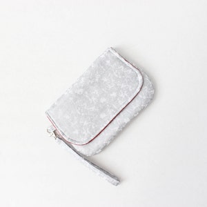 Silver Wristlet Silver Clutch Purse Silver Accessories Valentine's Gift ...