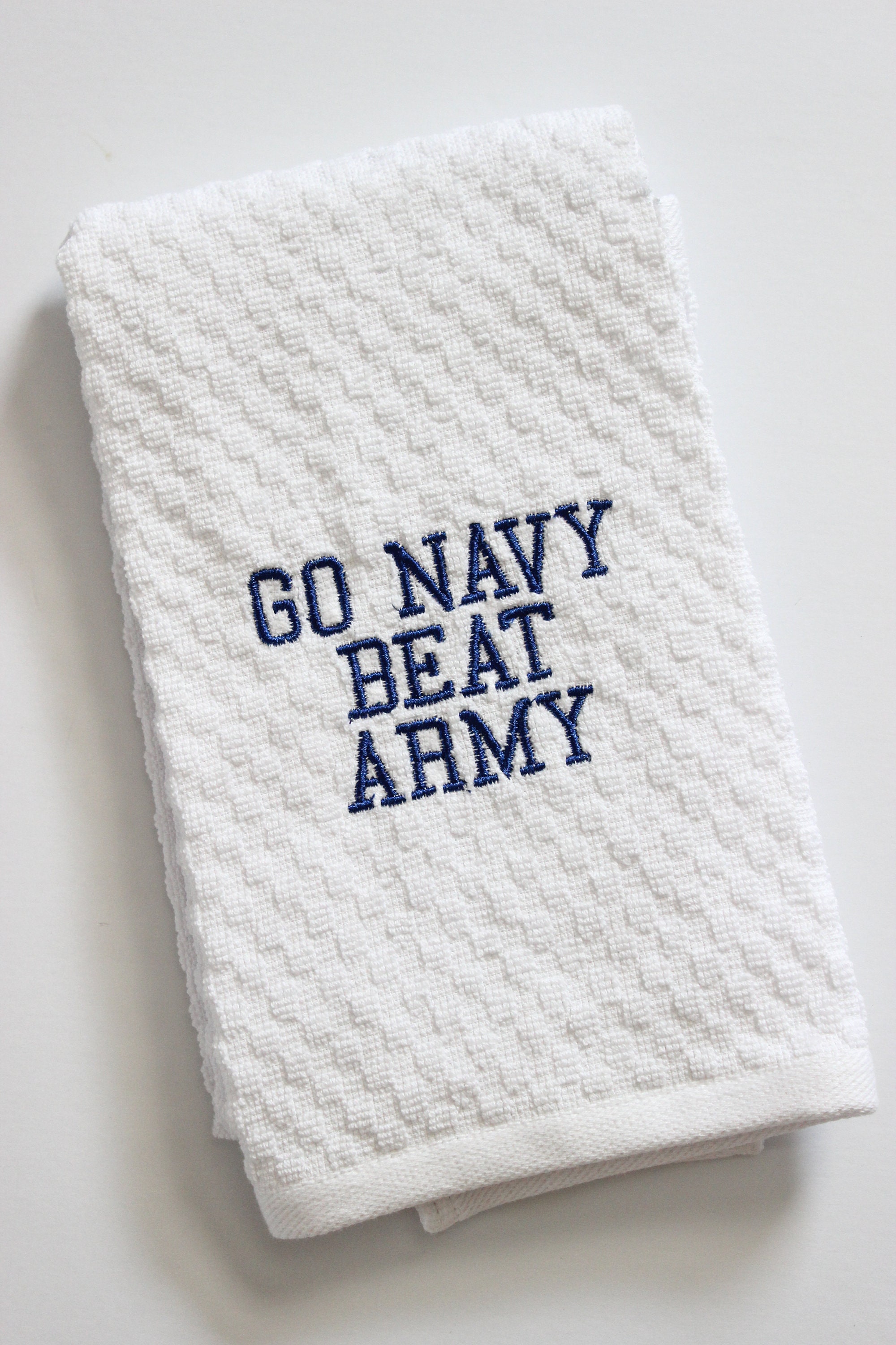 Go Navy Kitchen Towel Go Navy Towel Go Navy Beat Army - Etsy