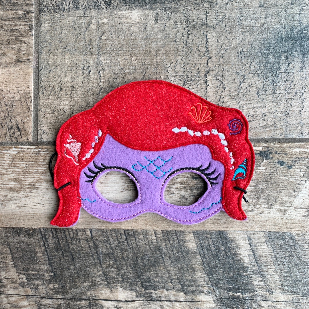Mermaid Mask - Mermaid Kids Mask - Mermaid Play Mask - Mermaid Dress up ...