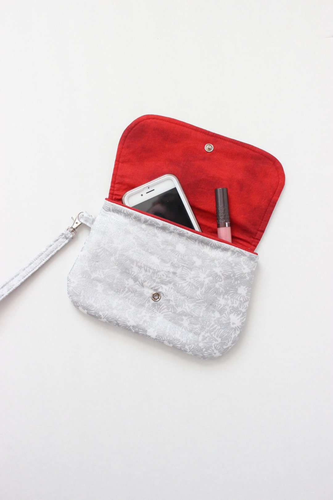 Silver Wristlet - Silver Clutch Purse - Silver Accessories - Valentine ...