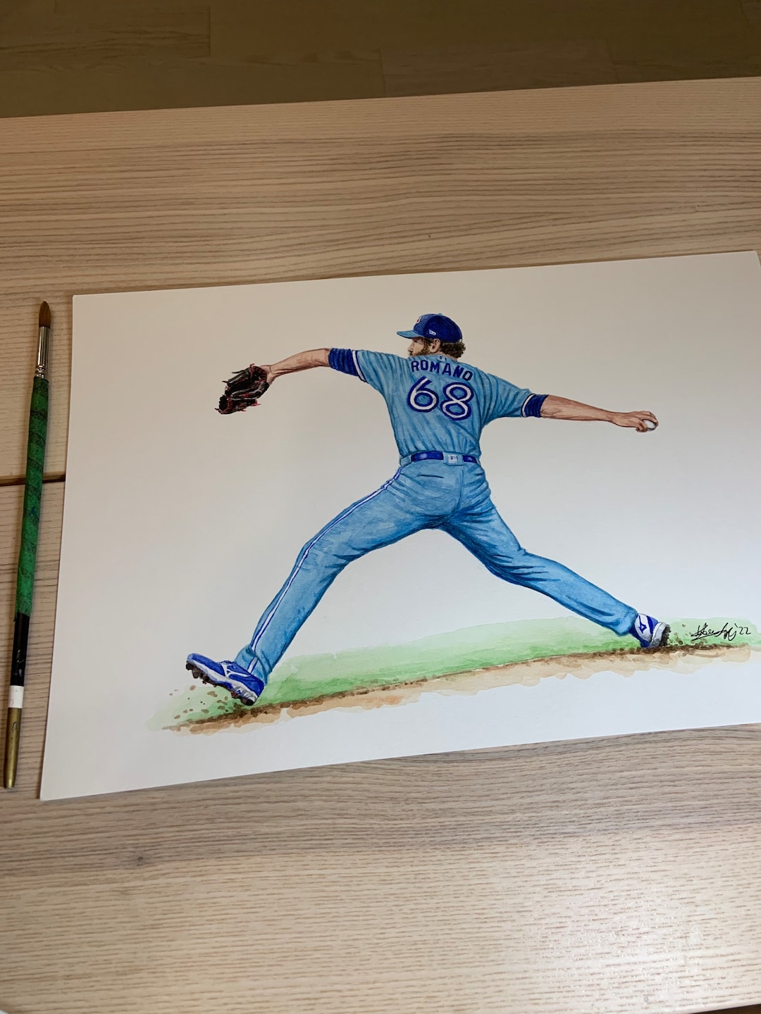 Jordan Romano by Mikenguyenart // Toronto Blue Jays // Baseball // MLB ...