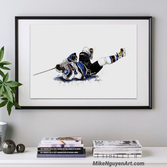 Alex Ovechkins Iconic Goal Painting by Mikenguyenart // | Etsy
