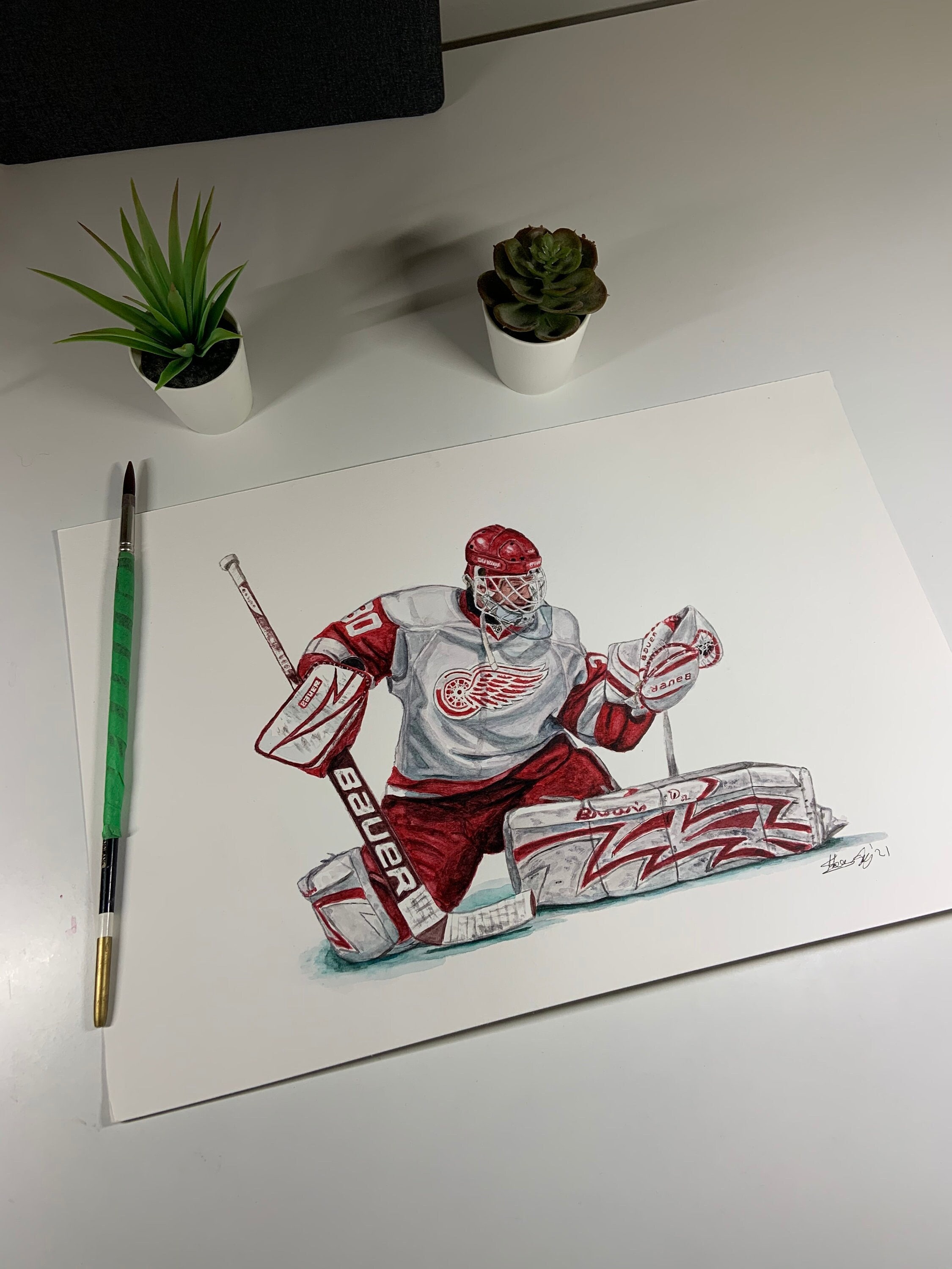 Detroit Red Wings Drawing