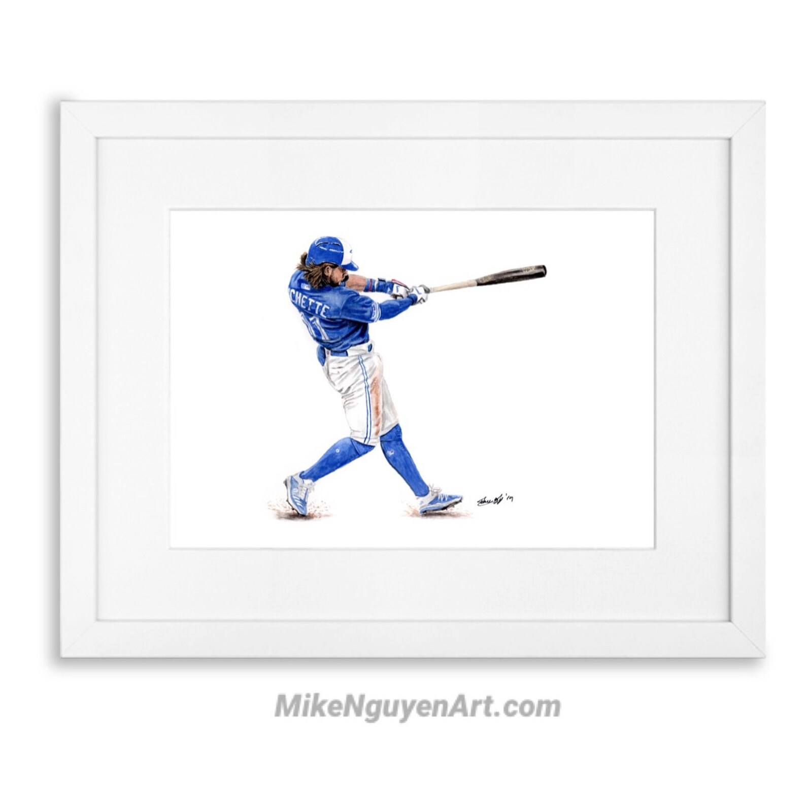 Bo Bichette // Toronto Blue Jays // MLB // Baseball // Watercolour ...