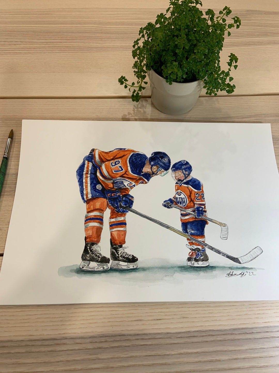 Ben & Connor by Mikenguyenart // Edmonton Oilers // Hockey // NHL ...