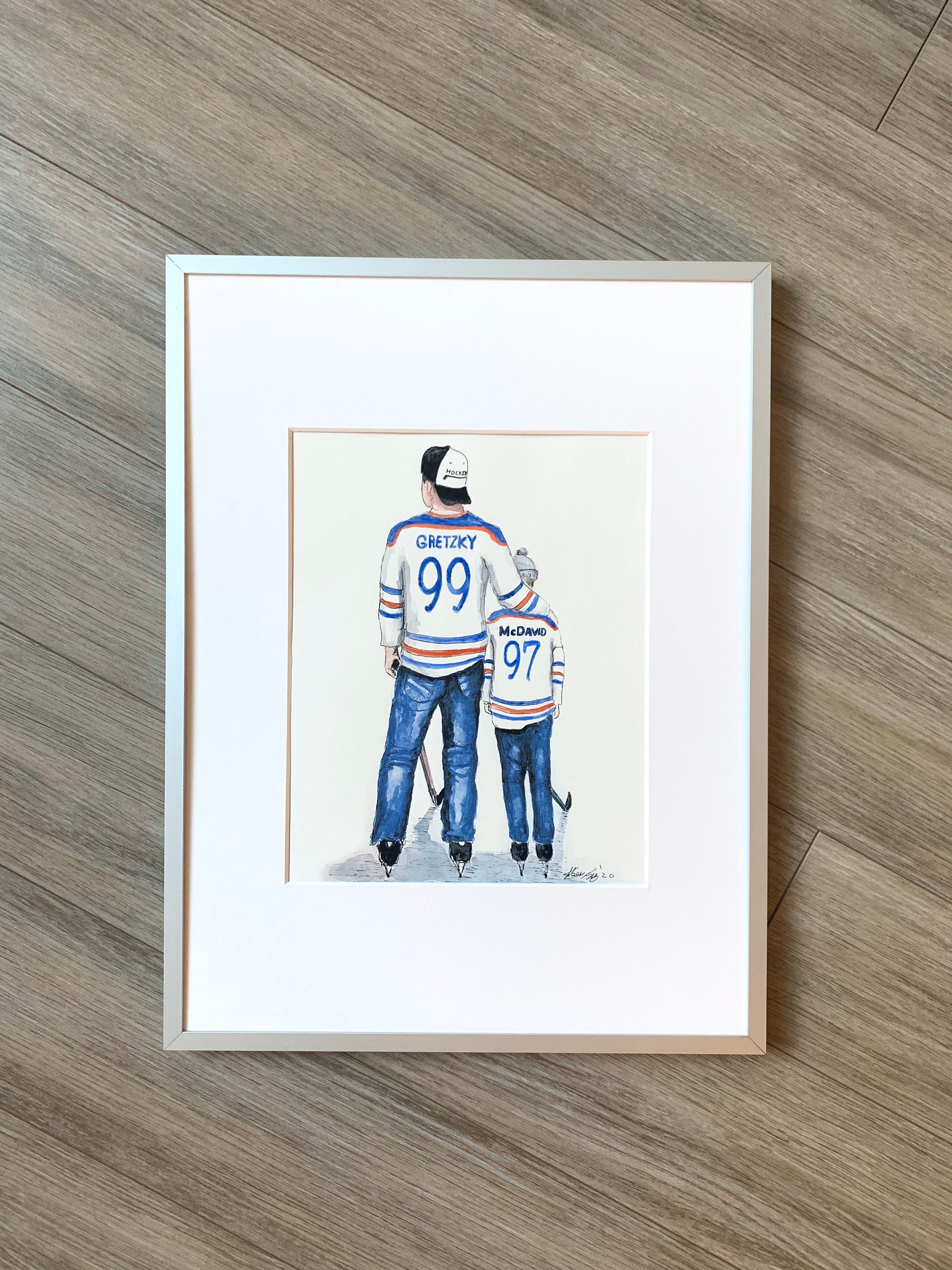 Custom Templates: 1.custom Father & Son // 2.custom Goalie // | Etsy