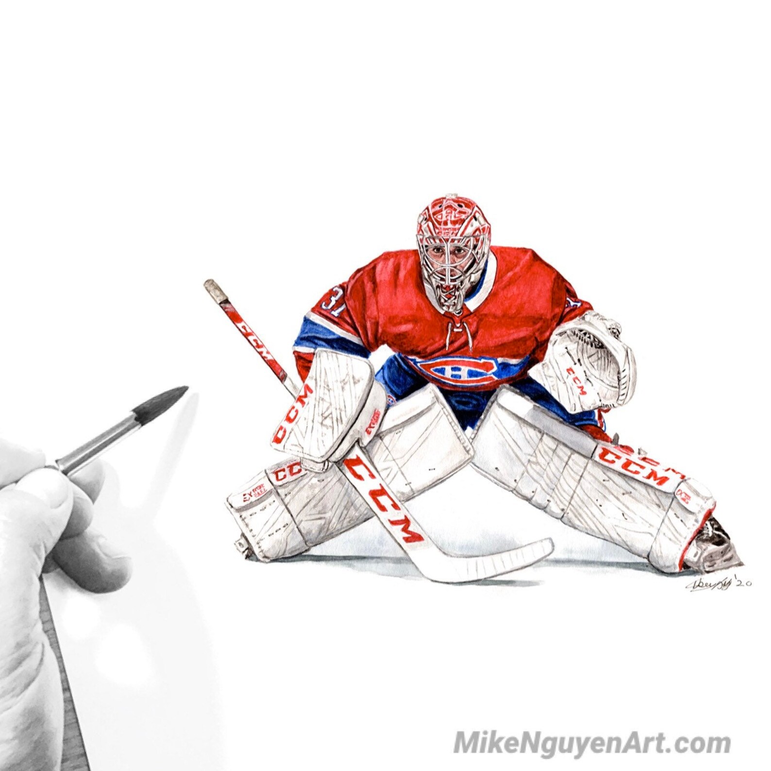 Carey Price // Montreal Canadiens // Hockey Goalie // NHL // | Etsy