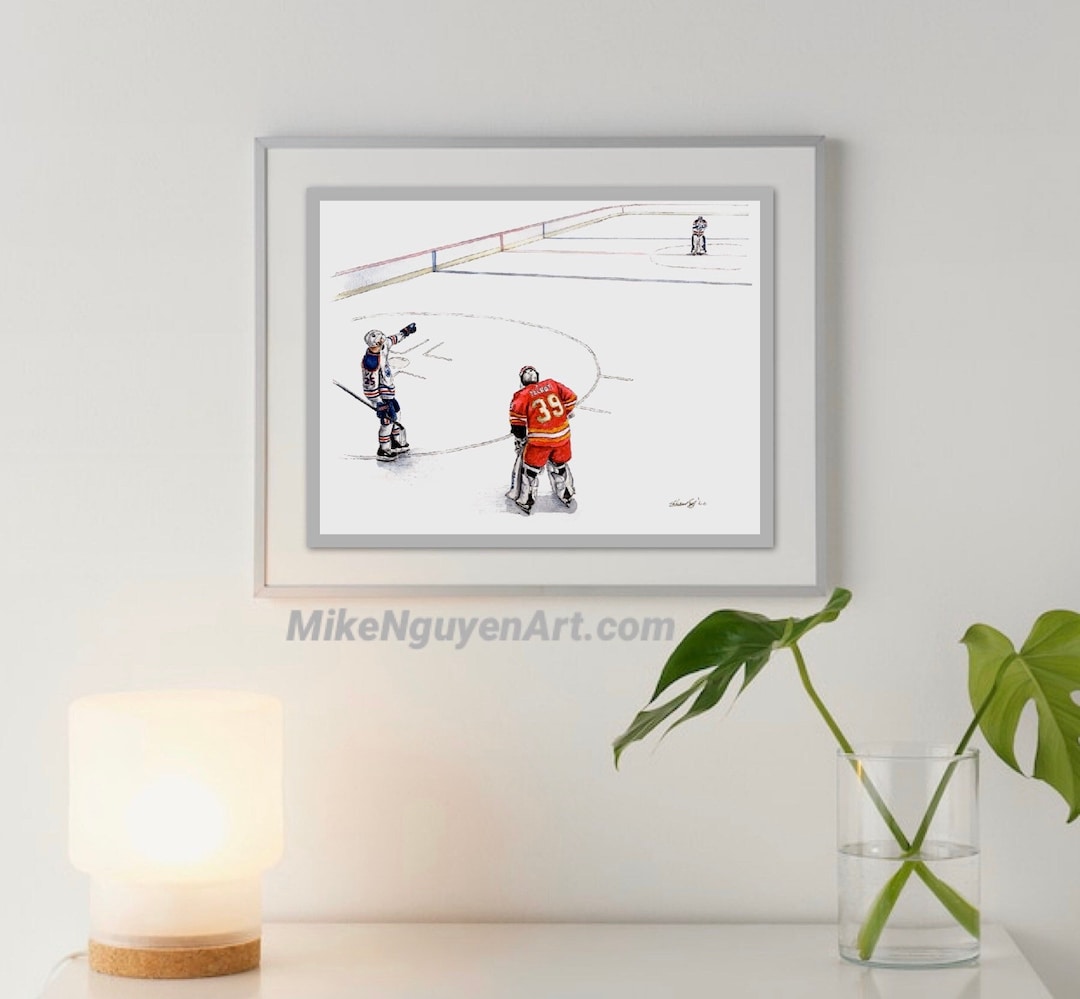 Battle of Alberta // Goalie Fight // Nurse // Cam Talbot // Edmonton ...