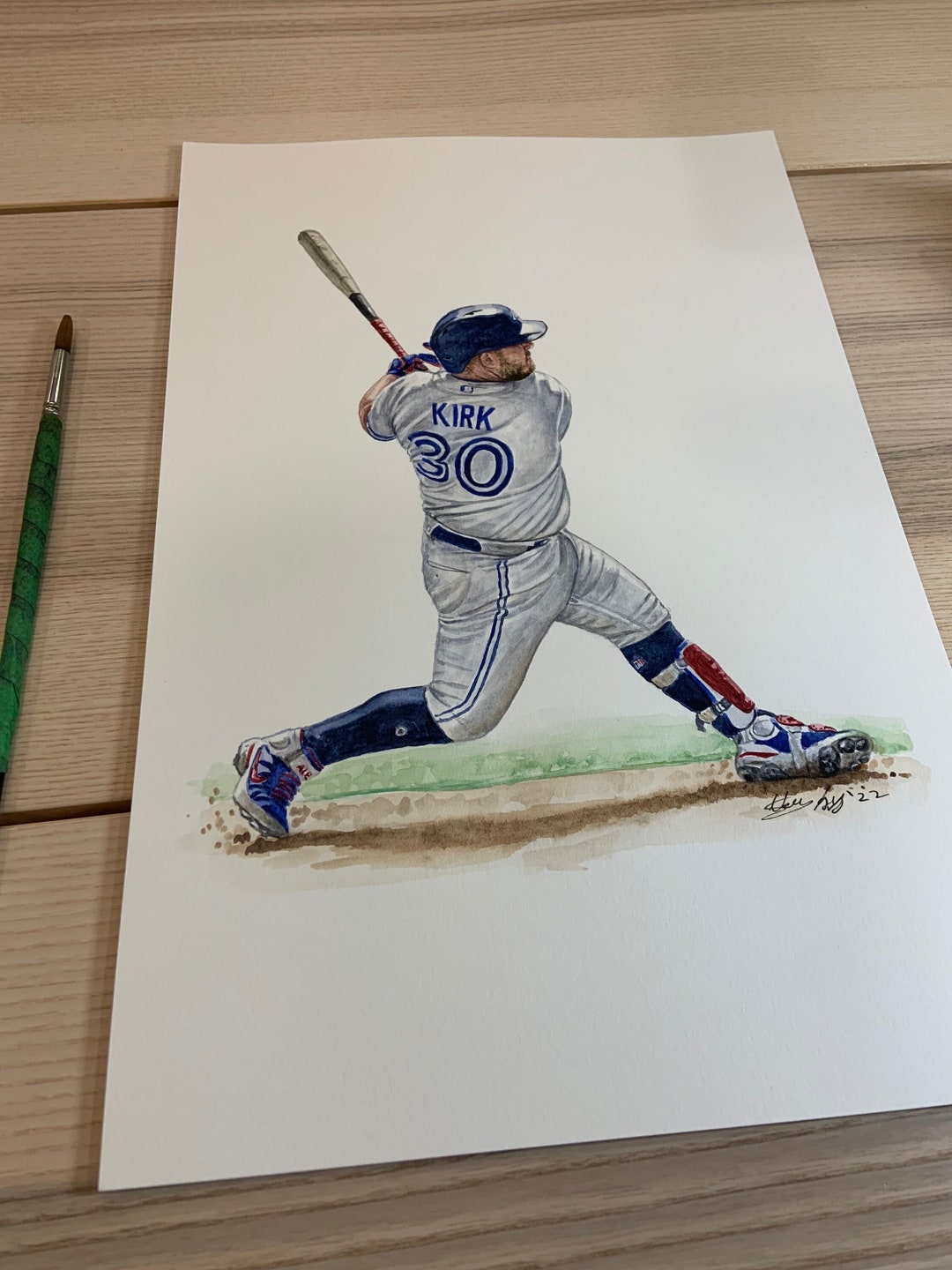 Alejandro Kirk Painting by Mikenguyenart // Toronto Blue Jays ...