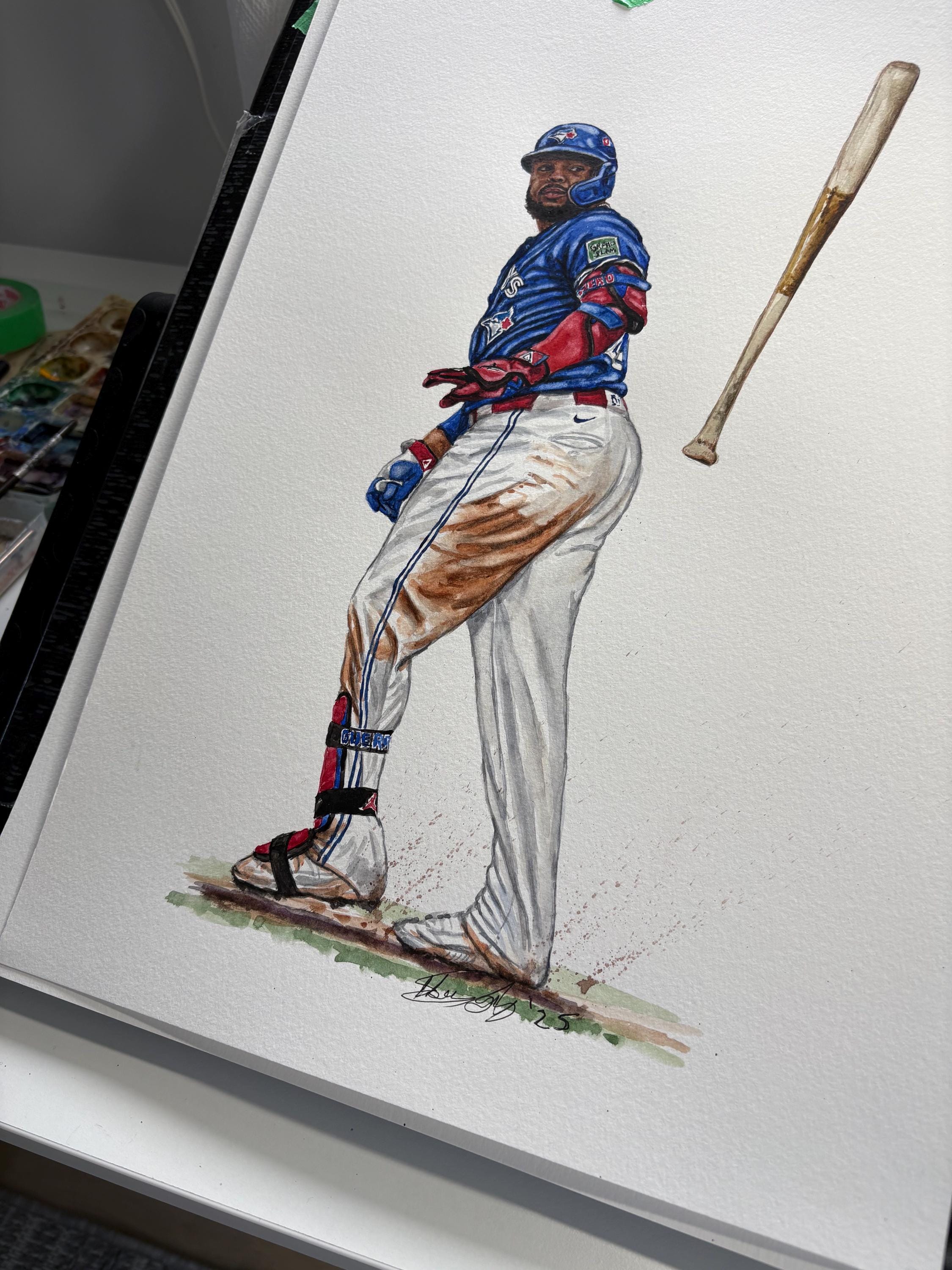 Vladdy Jr. GM2 the Bat Flip by Mikenguyenart // Vladimir Guerrero Jr ...