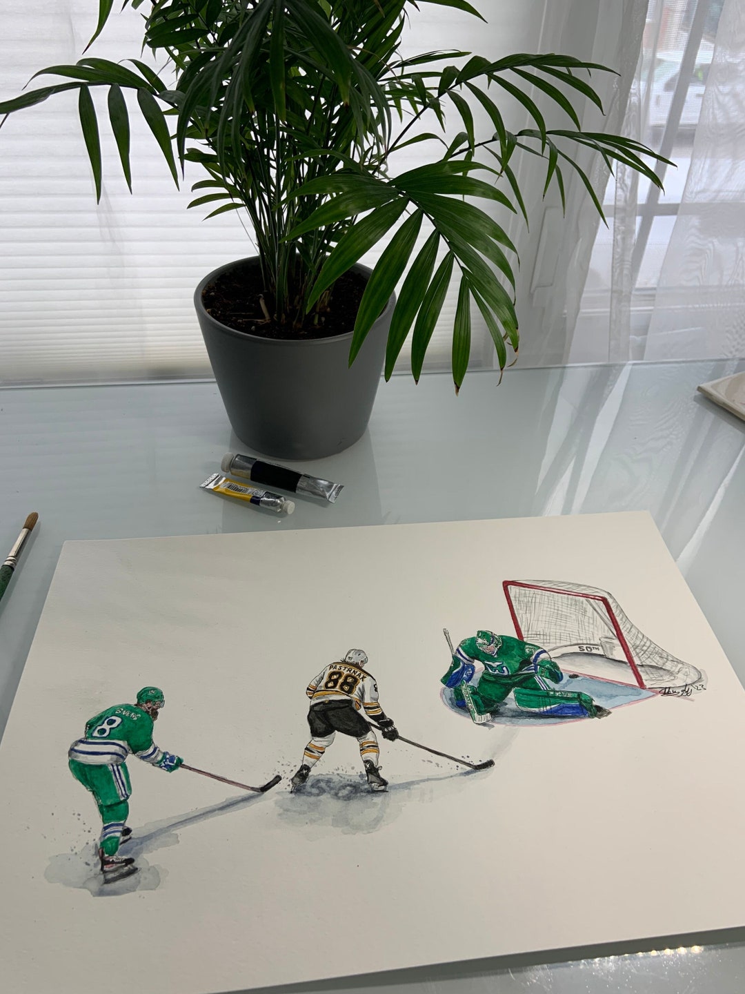 David Pastrnak 50th Goal by Mikenguyenart // Boston Bruins // Hockey ...