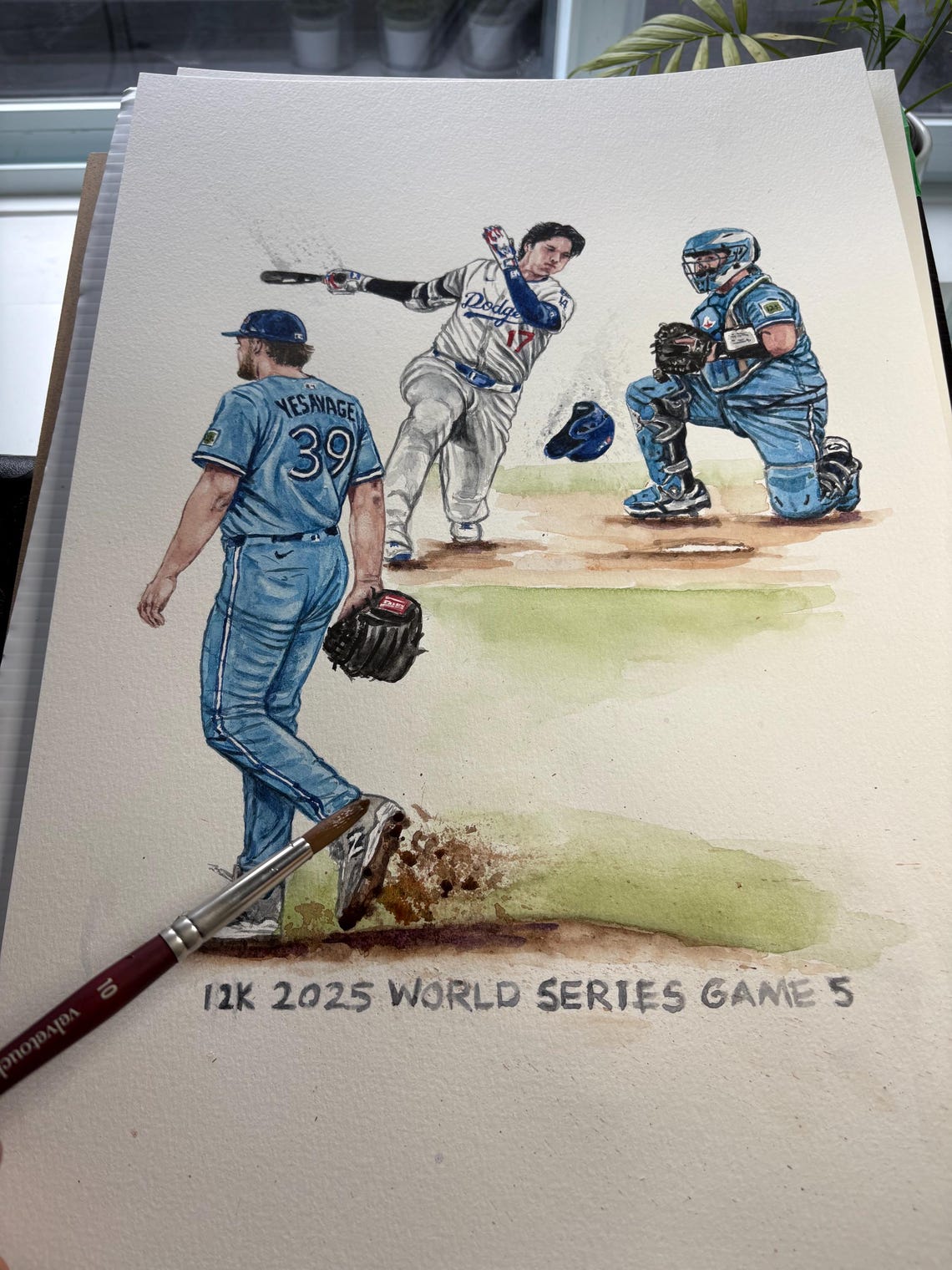 Trey Yesavage WS GM5 Win by Mikenguyenart // Toronto Blue Jays ...