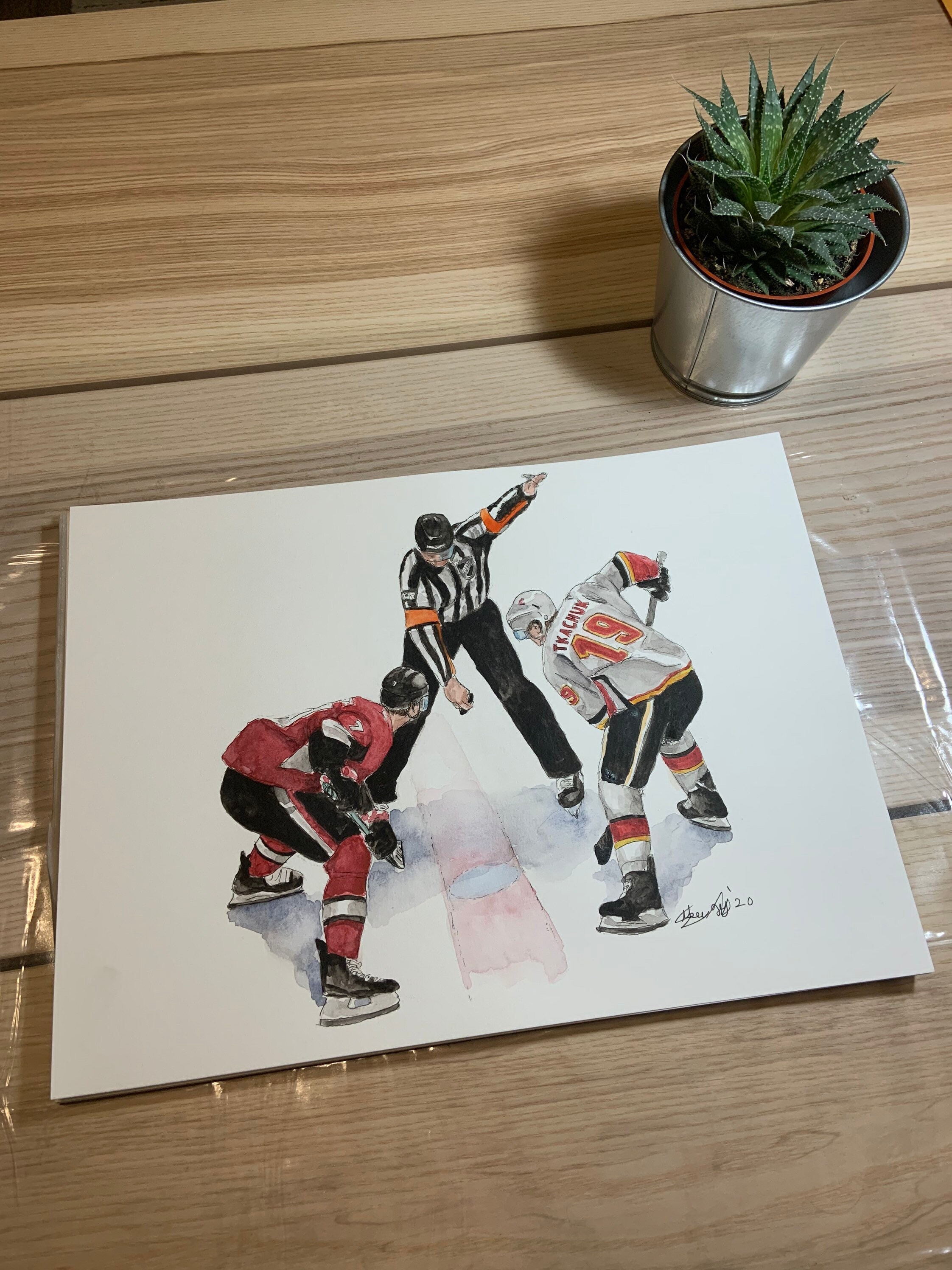 Matthew Tkachuk and Brady Tkachuk // Face off // Ottawa | Etsy