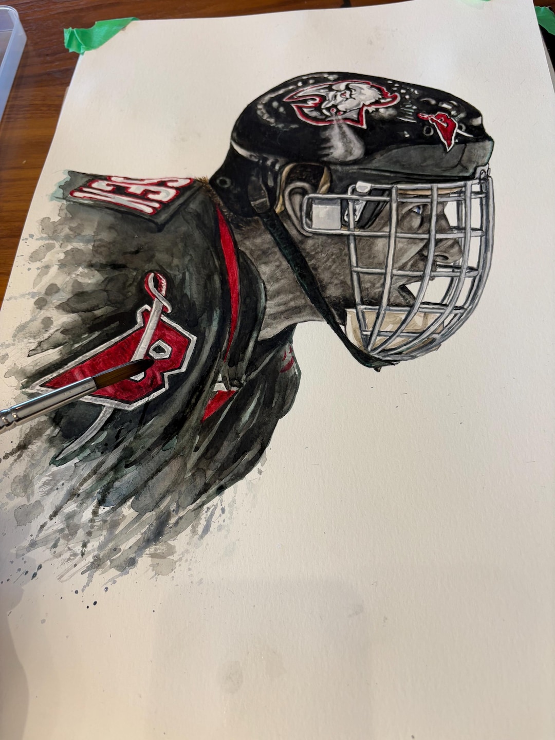 Dominik Hasek Mask // Buffalo Sabres // Hockey // Goalie // NHL ...