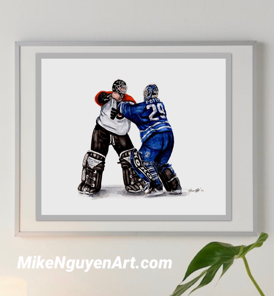 Felix Potvin Vs Ron Hextall // Goalie Fight // Toronto Maple | Etsy Canada