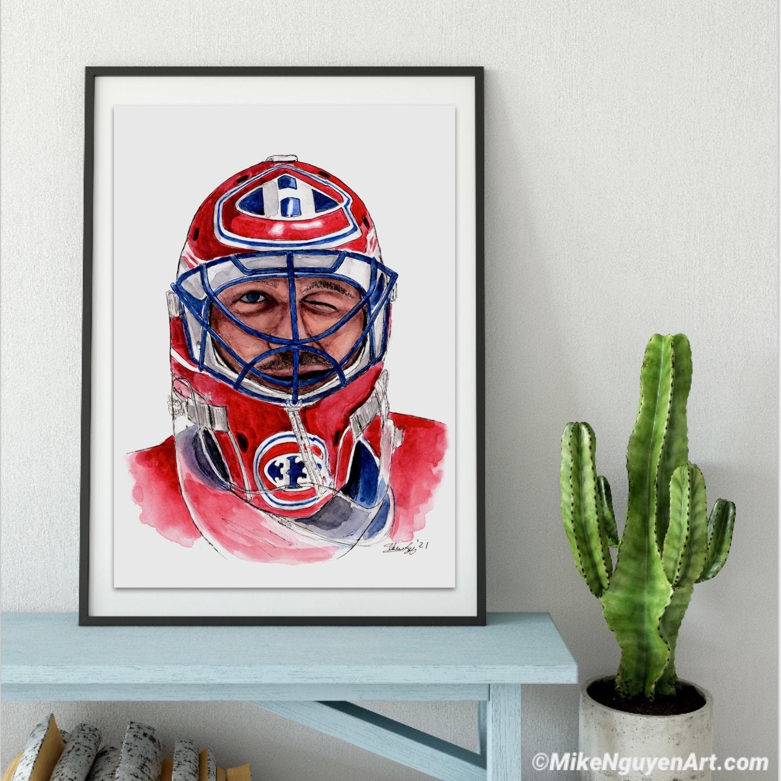 Patrick Roy Wink // Montreal Canadiens // Hockey Goalie // NHL | Etsy