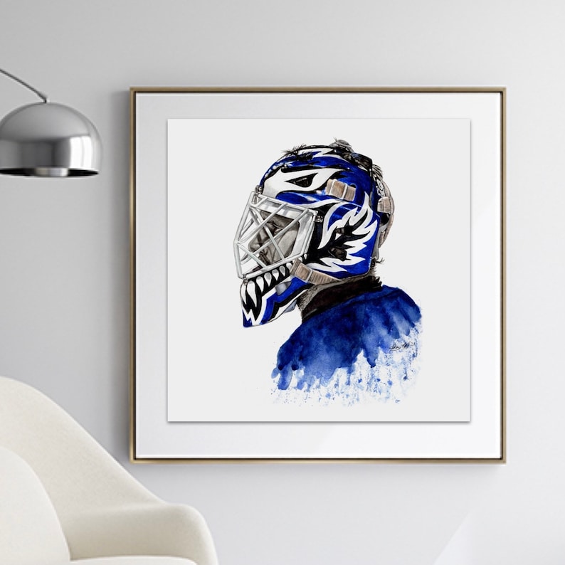 New Felix Potvin Mask by Mikenguyenart // Toronto Maple - Etsy