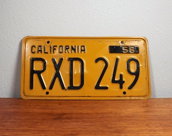 California License Plate 1926 6 Digit Original Condition | Etsy
