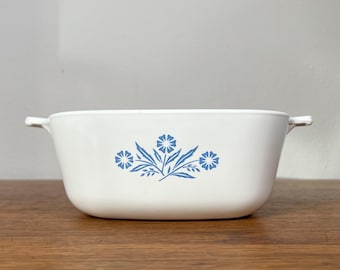 Corning Ware Blue Cornflower 1 1/2 Quart Casserole Pan - Etsy