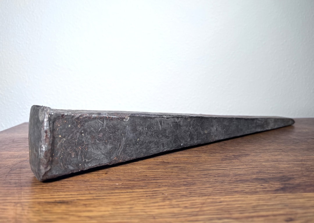 Splitting Wedge, 8 Lbs., 16 Vintage Logging Tool Tree Cutting Tool Wood ...