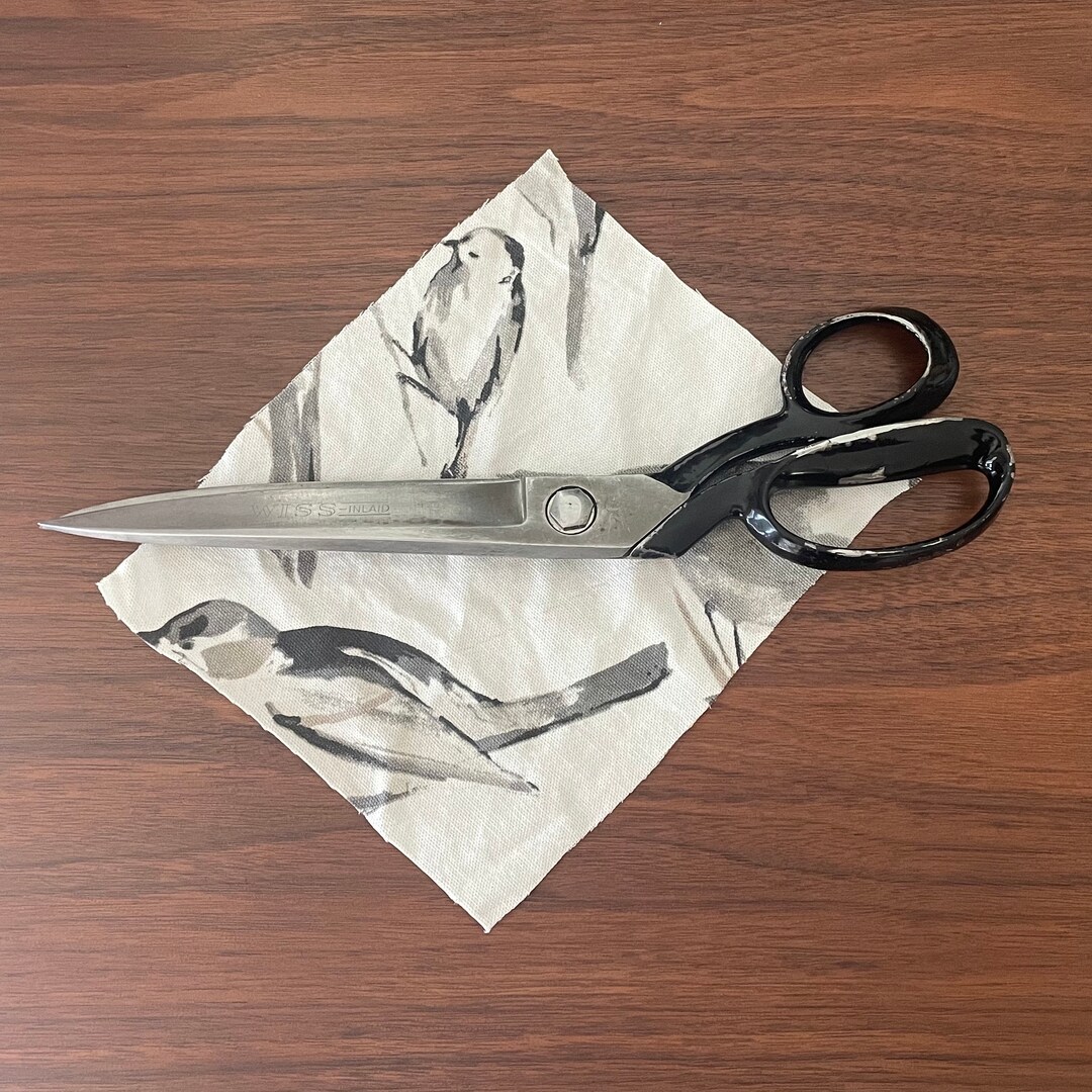 Scissors ~ Wiss Right-handed 12" Tailor Shears ~ #22 Trimmers ~ Bent ...