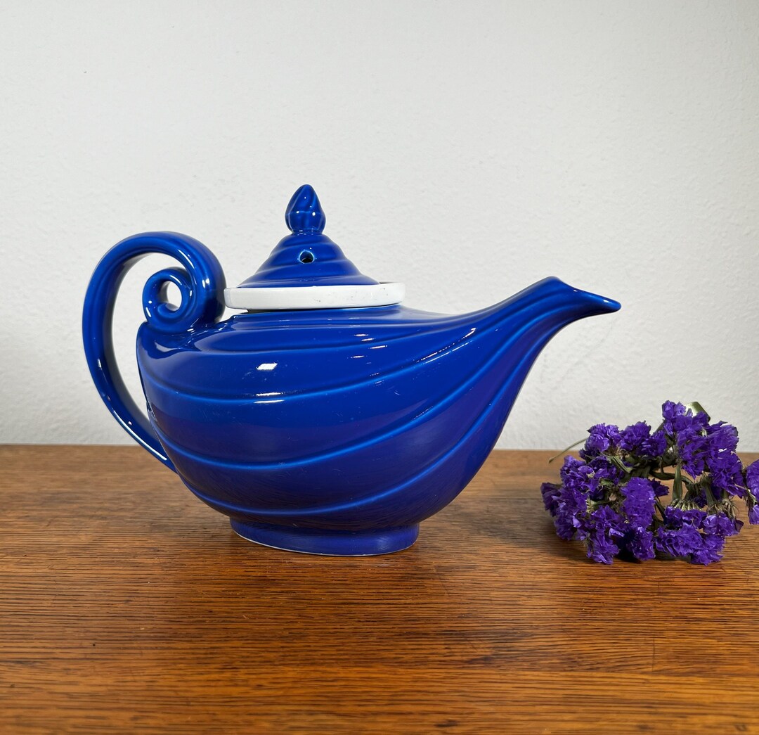 Hall Aladdin Teapot With Tea Infuser~ Royal Blue ~ Vintage ~ the Hall ...