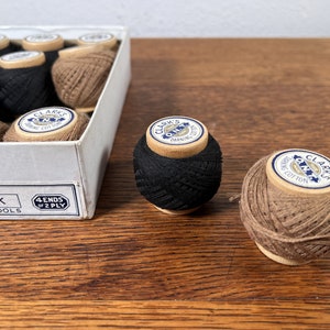Vintage Clark's Darning Cotton: 12 Wood Spools in Original Box - Etsy